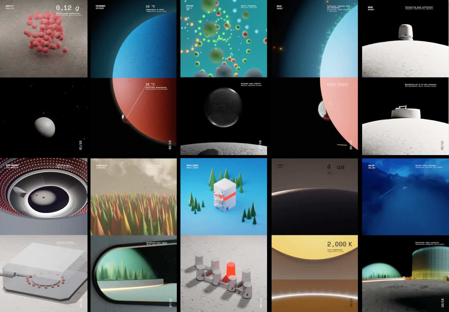 Dotdotdot – Works – Triennale Milano – Decalogue for Space Architecture